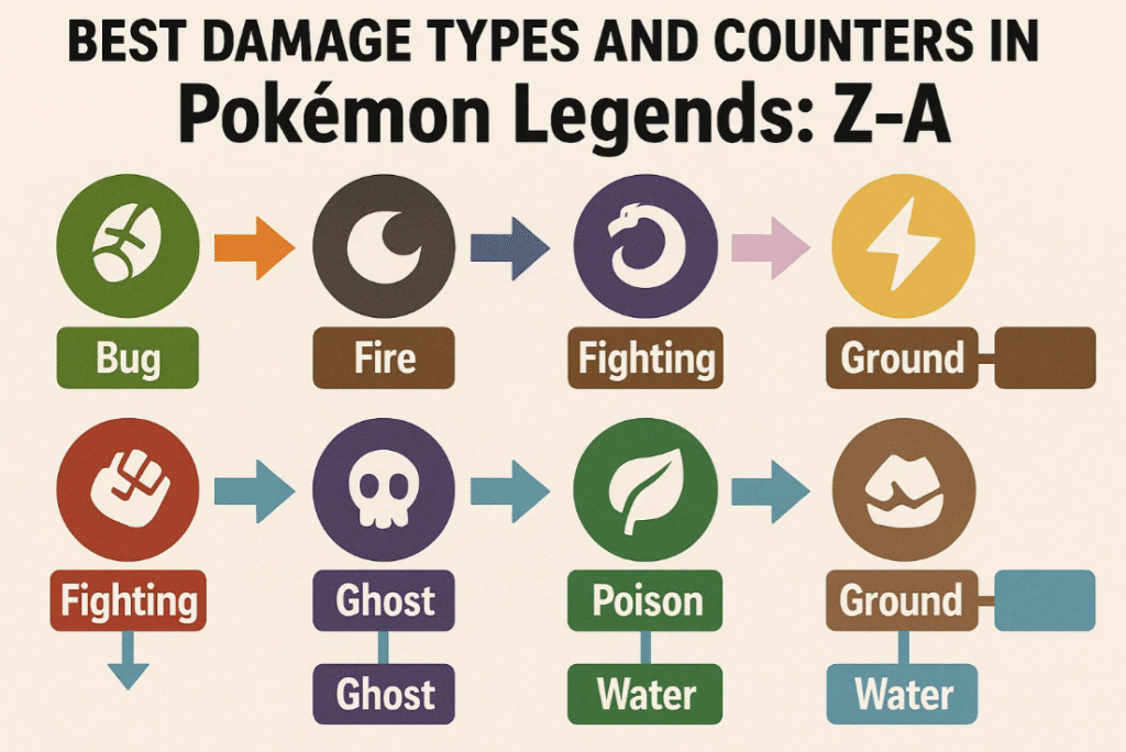 Best Damage Types and Counters in Pokémon Legends: Z-A – GameVerse Hub
